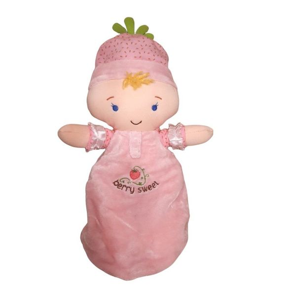 Gund | Toys | Gund Baby Berry Sweet Dolly Doll Plush Pink Strawberry ...